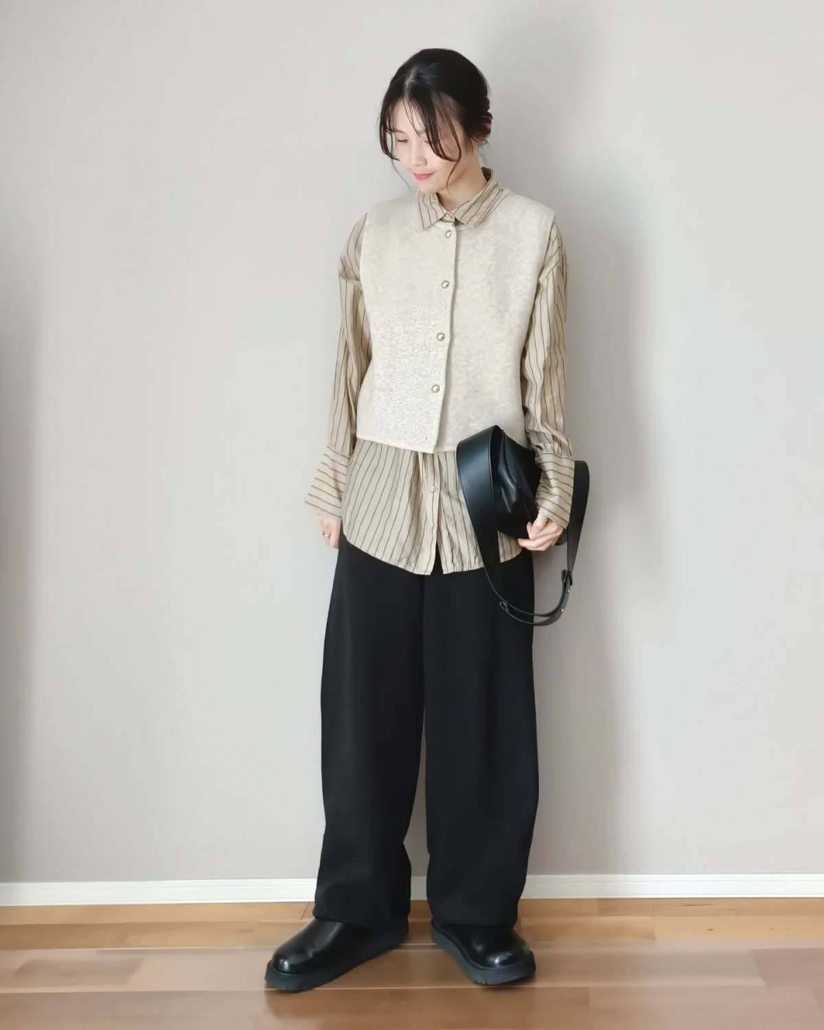 【ワイドパンツ】細見えするって嬉しい……！11月の着痩せコーデ - Yahoo! JAPAN